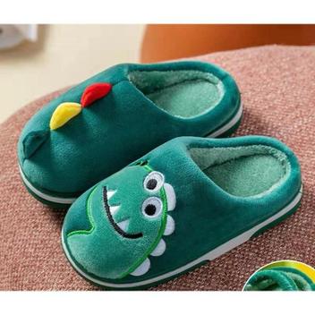 Pantufa Dinossauro De Desenho Animado infantil De Inverno Quente ...