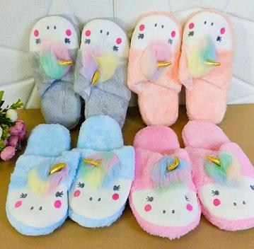 Pantufa Feminina Adulto Unicornio 36 ao 41 - No Bland - Pantufa ...
