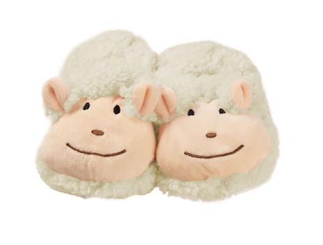 Pantufa infantil bichinhos ovelha pelúcia menina/menino antiderrapante ...