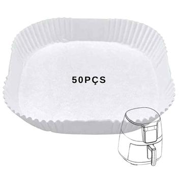Papel Absorvente Descartável para Air Fryer Quadrada 20x20 cm 50 PÇ ...