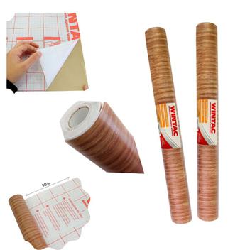 Papel Adesivo Madeirado Envelopamento Móveis Lavável 10 Mts - Wintac ...