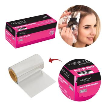 Papel Alumínio Para Mechas 12cm X 100 Metros Profissional - Vertix ...