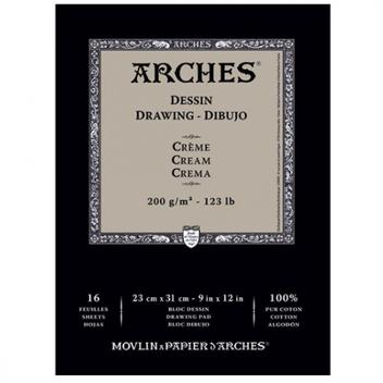 Papel Arches 100% Algodão 23x31cm 16 Folhas 200g/m - Papéis - Magazine ...