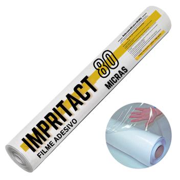 Papel Contact Transparente 45cm X 25 Metros - Impritact 80 Micra ...
