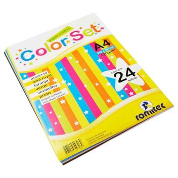 Papel Criativo Color set Lummi A4 20 folhas Romitec - Rmitec - Bloco de ...