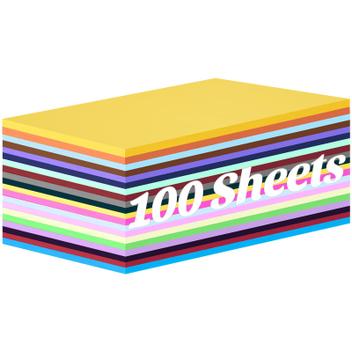 Papel de construção Shindel Heavyweight 100 folhas tamanho A4 - Papéis ...