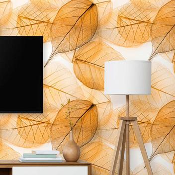 Papel de Parede 12M folha Dólar marrom claro Adesivo Estilho folhagem ...