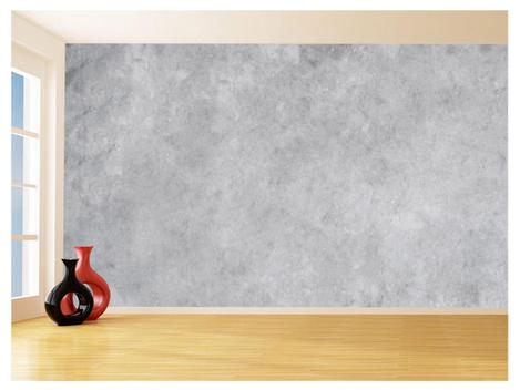 Papel De Parede 3D Concreto Queimado Liso Cinza 3,5M Kkt19 - Você ...