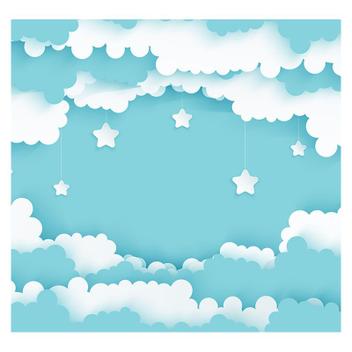 Papel de Parede Adesivo Infantil Nuvens Quarto Bebe - 705pcp - Allodi ...