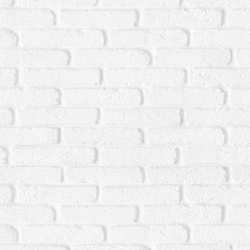 Papel De Parede Decorativo Tijolinho Branco Liso - 3,30x0,50m - DEKAL ...