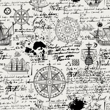 Papel De Parede Temático Vintage Navegação - 3,30x0,50m - DEKAL DECOR ...