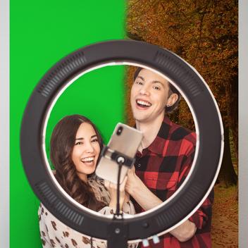 Papel de Parede Vinil Adesivo Chroma Key Fundo Verde Studio 3 Metros - Decor Nation - Papel de ...