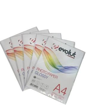 Papel Fotográfico Foto 115g A4 Glossy 100 Folhas Evolut Brilhante - GabiJovi - Papel Fotográfico ...