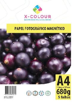 Papel fotográfico magnético 680g A4 (imantado) 5 folhas - Xcolour ...