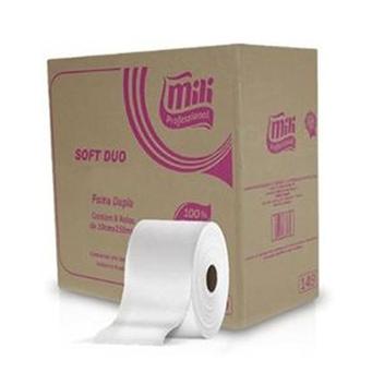 Papel Higiênico Milli 250 metros x 10 cm Caixa com 8 Rolos - Mili ...