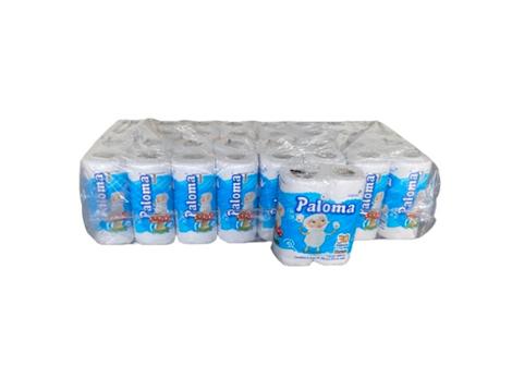 Papel Higiênico Paloma Folha Simples - Fardo c/64 rolos de 30m cada ...