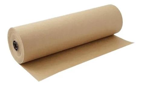 Papel Kraft Pardo Rolo Bobina 60Cm 10Kg Embalagem Caixa 200M ...