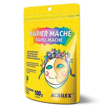 Papel Machê Acrilex 100g - Papéis - Magazine Luiza