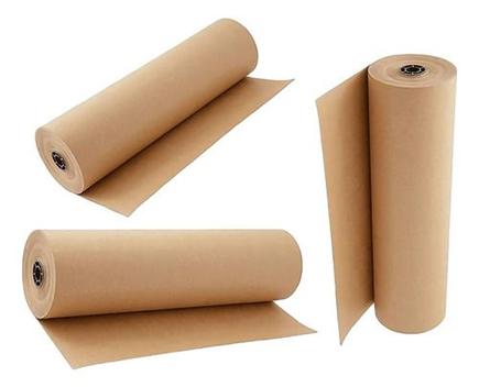Papel Semi Kraft Pardo Rolo Bobina 90cm X 50mts - Embrulho - Limpeza e ...