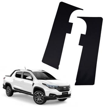 Par Adesivo Coluna Porta Dianteira Fiat Strada Freedom 2021 2022 2023 ...