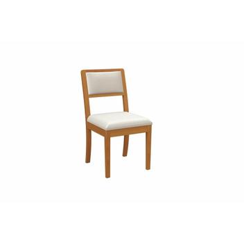 Par de Cadeiras Montadas Kappesberg em Madeira Maciça Alice Linho Caqui ...