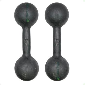 Par de Halteres de Ferro Fundido Pintado - 5 Kg - BOX INGÁ - Halteres ...