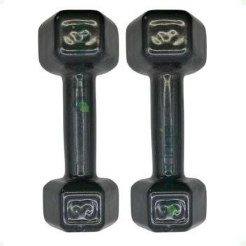 Par de Halteres Sextavado Revestido - 3 Kg - BOX INGÁ - Halteres ...