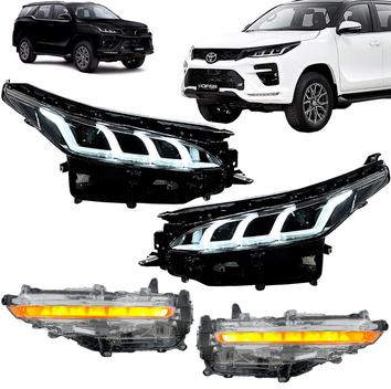 Par Farol + Seta Hilux Sw4 Led Drl 21 22 2023 2024 Gr Sport - DFEB ...