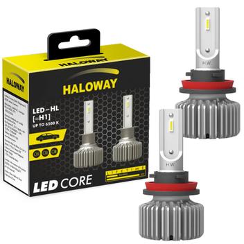 Par Lâmpada Haloway LED H1 Luz Branca Fria 12V 11W 6500K - PHILIPS ...