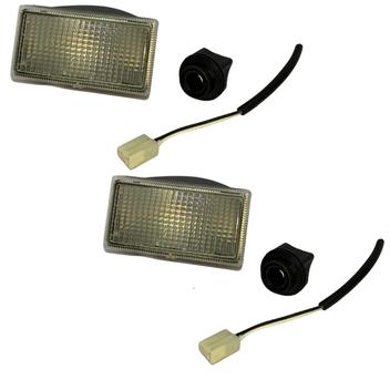 Par Lanterna Tapa Sol Teto Cabine Externa Quebra Sol Delimitadora Volvo ...