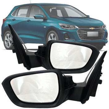 Par Retrovisor Externo Chevrolet Onix Plus Sedan Hatch 2020 2021 Elétrico - GM - Retrovisor de ...