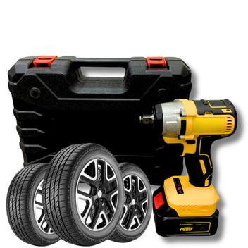 Parafusadeira Chave De Impacto Com Duas Baterias Lítio 48v Bivolt ...