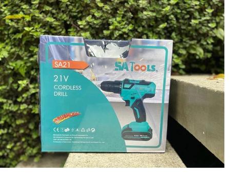 Parafusadeira Furadeira 21v 2baterias Profissional Brushless - SA TOOLS ...