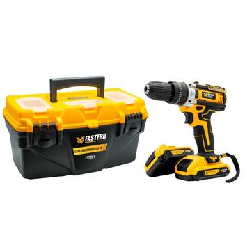 Parafusadeira Furadeira De Impacto Profissional 21v com Caixa de ...