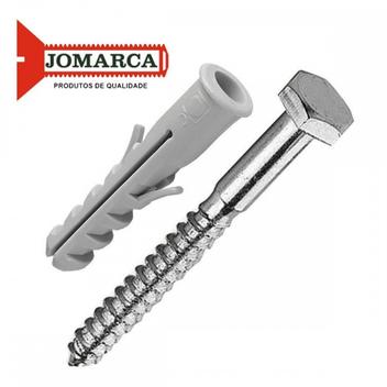 Parafuso Com Bucha 8 Cabeca Sextavada Pacote Com 100 Pecas Jomarca (3 ...