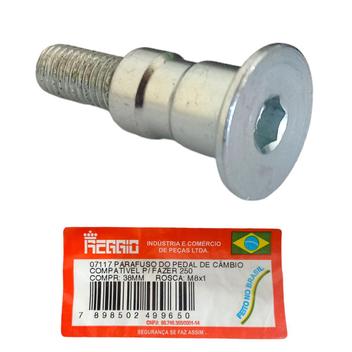 Parafuso Pedal Câmbio Marcha Fazer 250 2005 á 2017 Rosca M8 - REGGIO ...