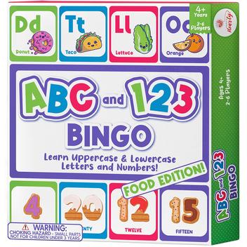 Party Hearty Alphabet and Number, ABC e 123 Bingo Jogo de tabuleiro ...