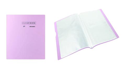 Pasta Catálogo 40 fls A4 ClearBook Lilás Pastel -YES Brasil - CLEAR ...