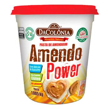 Pasta de Amendoim Integral Amendo Power 1,005kg - Dacolônia - Pasta de ...