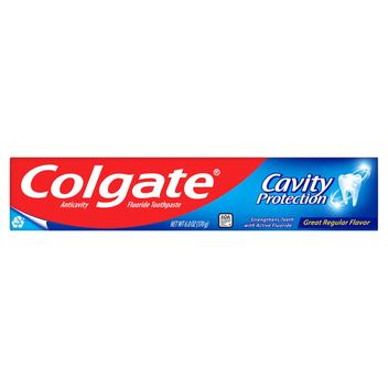 Pasta de Dentes Colgate Cavity Protection - 175ml - Escova de Dentes ...