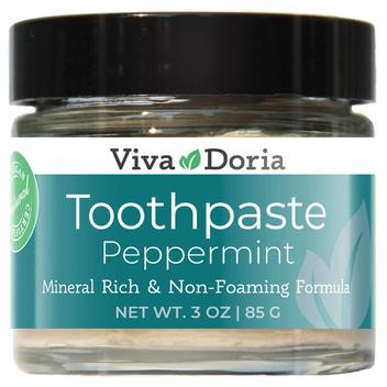 Pasta de dentes VIVADORIA Viva Doria Sem Flúor de Hortelã 90mL ...