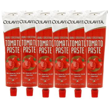 Pasta De Tomate Duplo Colavita Tubo 128G (6 Tubos) - Macarrão ...