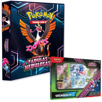 Pasta Fichário Pokémon Escarlete e Violeta Coleção Fábulas Nebulosas e ...