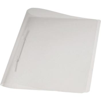 Pasta Grampo Trilho Plástica Ofício Cristal Delloplast - Pacote com 10 ...