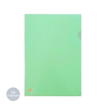 Pasta L A4 Yes L310Bc Verde Pastel C/10 - Pasta L - Magazine Luiza