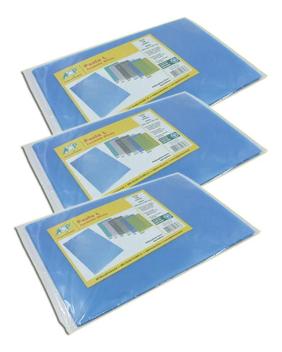 Pasta L Ofício Acp Azul 23X33Cm 10U Kit 3 - Geral - Pasta L - Magazine ...