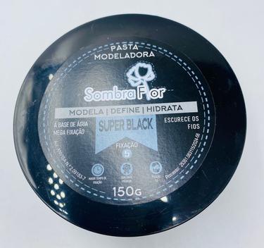 Pasta Modeladora Super Black - Sombra Flor - Pomada para Cabelo ...