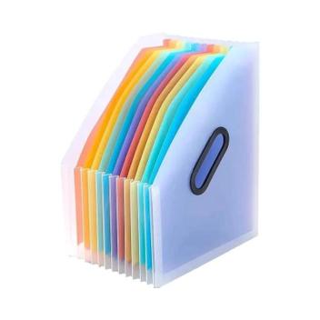 Pasta Portátil Vertical Expansível Multicamadas para Estudantes e ...