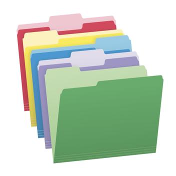 Pastas de arquivos Pendaflex Heavyweight Two-Tone Sorted Letter ...