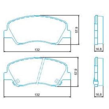 Pastilha de Freio Hyundai Hb20 X 2012 a 2019 JURID HQJ-2292A - Pastilha ...